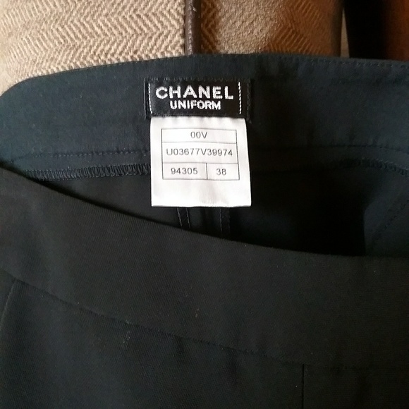 CHANEL "UNIFORM" | Pants & Jumpsuits | Chanel Uniform Collection Pants ...